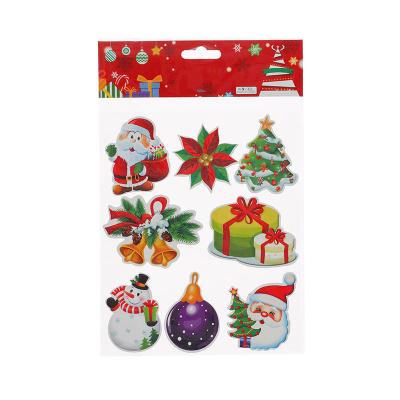 China Transparent Festive Stickers Christmas Envelope Stickers For Xmas Party Supplies for sale