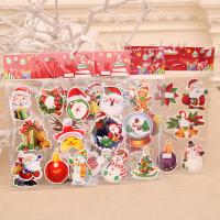 China Waterproof Festive Stickers OEM Christmas Cartoon Stickers For Santa Claus for sale