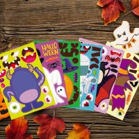 China Oil Glue Cute Halloween Stickers Witch Bumper Stickers Environmental Protection for sale