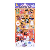 China 0.025mm Festive Stickers Sprinkle Gold Self Adhesive PVC Sticker for sale