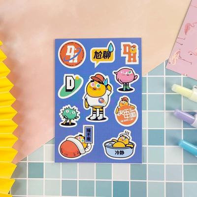 China Embossed Paper DIY Cute Stickers Aroma Custom Die Cut Stickers for sale