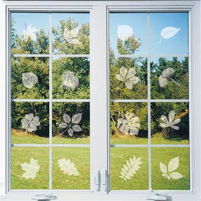 China Customization Electrostatic Window Stickers 0.01mm Glass Decoration Sticker for sale