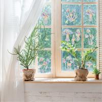 China Customization Electrostatic Window Stickers 0.01mm Glass Decoration Sticker for sale