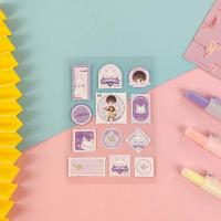 China Printed DIY Waterproof Stickers Kindergarten Reward Cartoon Character Stickers for sale