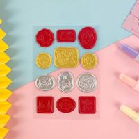 China Custom Private Logo Decoration Used Self Adhesive Wax Seal Sticker for sale