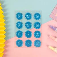 China Custom Private Logo Decoration Used Self Adhesive Wax Seal Sticker for sale
