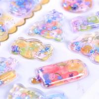 China Children'S Toys 3D Shining Colorful Crystal Rocking Sealed Stickers Kindergarten Award Stickers for sale
