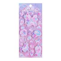 China 3D Cartoon Stickers Custom Foam Puffy Stickers Printing Cartoon Sticker Sheet For Kids for sale