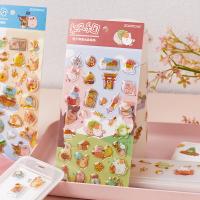 China OEM Cute Design 3D Epoxy Stickers Crystal Sticker Stationery Decorative PVC Sticker For Kids Cartoon for sale
