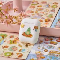 China OEM Cute Design 3D Epoxy Stickers Crystal Sticker Stationery Decorative PVC Sticker For Kids Cartoon for sale