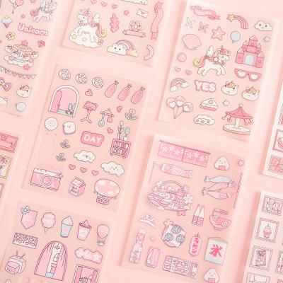 China Hand Account Stationery Washi Paper Stickers Notebook Album Decoration Children'S Stickers for sale