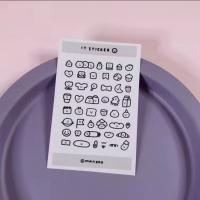 China Waterproof Digital Printing Cartoon Sticker Sheet For Business for sale