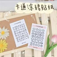 China Waterproof Digital Printing Cartoon Sticker Sheet For Business for sale