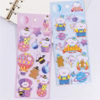 China Children'S Cartoon 3d Three Dimensional Stickers Cute Bubble Stickers Powerful Manufacturers for sale