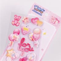 China Children'S Cartoon 3d Three Dimensional Stickers Cute Bubble Stickers Powerful Manufacturers for sale
