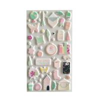 China Decorative Kids Cute Pvc Vinyl Cartoon 3d Eva Foam Puffy Stickers For Scrapbooking for sale