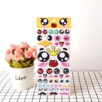 China Diy Cartoon Puffy Stickers Kawaii 3d Stickers Pack For Decoration Custom for sale