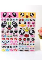 China Diy Cartoon Puffy Stickers Kawaii 3d Stickers Pack For Decoration Custom for sale