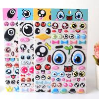 China Diy Cartoon Puffy Stickers Kawaii 3d Stickers Pack For Decoration Custom for sale