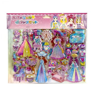 China Children'S Reusable Stickers Book Kawaii Stationery Stickers for sale