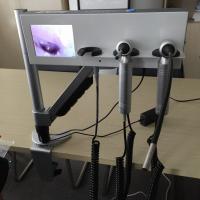 China Table Hook-wall Trolley Digital Video Otoscope for ENT with High Resolution 800 X 400 60mm 150mm 250mm Long Lens for sale