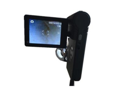 China Small Video Dermatoscope Camera Skin And Hair Microscope High Image Resolution With 3 Inch LCD Rotable Screen for sale