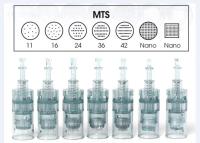 China MTS Derma Pen Nano Needle Tips OEM Needle Cartridge 11/16/24/36/42 Pins for sale