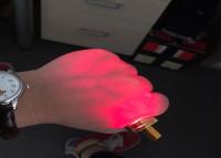 China Red Light Infrared Handheld / Portable Vein Finder With USB Rechargeable Cable for sale