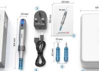 China Alloy Material Derma Pen 6 Speed Levels For Skin Tightening And Brightening for sale