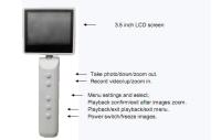 China Video ENT Endoscope Photos Nose Throat Inspection Video Camera With Flexible lens for sale