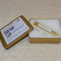 China No Radiation Golden aluminum Handheld Vein Locator Device With Six Red Light Resources USB Cable Charged for sale