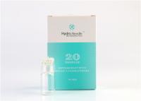 China Microneedling 20 Pins Derma Stamp Hydra Needle Roller Titanium + 24K Gold Plated for sale