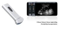 China Palm Portable Color Doppler Probe Handheld Ultrasound Scanner With 220g Weight Only for sale
