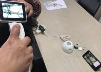 China Handheld Digital Dermatoscope Video Dermatoscope Wifi Connection to Mobilephone 3.5 Inch Screen for sale
