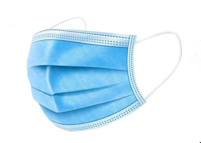 China Wave Blue 50pcs / Box PPE Personal Protective Equipment for sale
