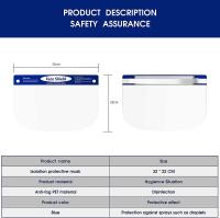 China Dental Full Face Shield Adjustable PPE Personal Protective Equipment for sale