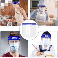 China Clear Wide Visor Spitting Lightweight Disposable Face Shield for sale