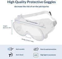 China Anti Virus Clear Anti Virus Ppe Safety Goggles for sale