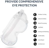China Anti Virus Clear Anti Virus Ppe Safety Goggles for sale