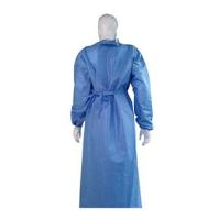 China SMS Nonwoven Fabrics Blue Disposable Gowns Dental for sale