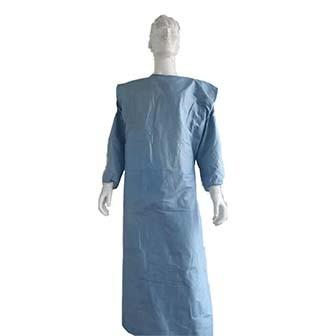 China Biodegradable Fabric Surgical Consumables Disposable Hospital Gowns for sale