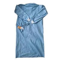 China Biodegradable Fabric Surgical Consumables Disposable Hospital Gowns for sale