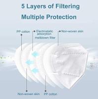 China Mouth & Nose Covering 5 Pack Disposable Foldable Face Mask for sale