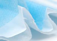 China Wave Blue Disposable Face Mask PPE for COVID-19 for sale
