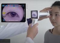 China Handheld Digital Fundus Camera With True 5MP Image Resolution And 45° FOV Support 2G to 32G Files Storge for sale