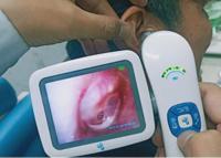 China Portable Medical Digital Camera Video Otoscope Rhinoscope Laryngoscope With 3 Inch LCD Screen for sale