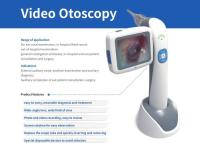 China Medical Digital ENT Inspection Portable Otoscope Video Otoscopy With 3 inch LCD Monitor for sale