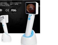 China Handheld Digital Video Otoscope With Diameter of lense 0.5cm Mini USB Connection 8 Hours Continouns Working for sale