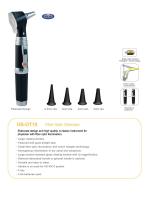 China Distal Fiber Optic Illumination Digital Video Otoscope Fiber Optic Otoscope for sale