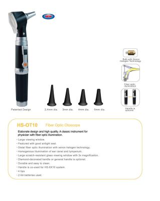 China Distal Fiber Optic Illumination Digital Video Otoscope Fiber Optic Otoscope for sale